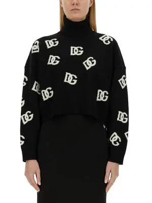 Dolce & Gabbana Cropped Jersey - Black