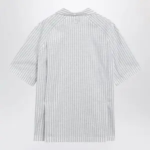 Jacquemus Romarin Short-sleeve Cotton Shirt - Blue