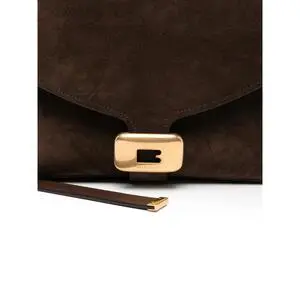Balenciaga Suede Shoulder Bag - Brown