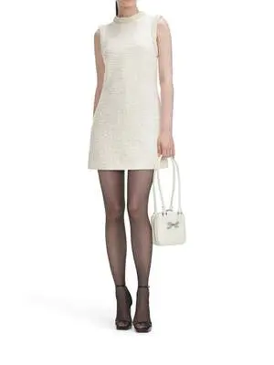 SELF-PORTRAIT Boucle Mini Dress With Beads