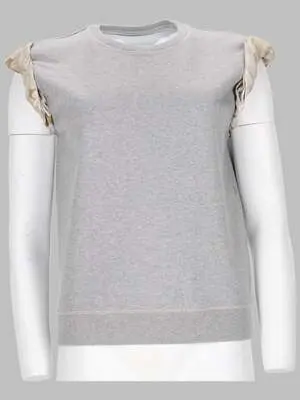 MAISON MARGIELA Short Sleeve Sweatshirt - Gray