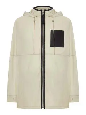Loewe X Paula`s Ibiza Hooded Jacket In Technical Fabric - Multicolor
