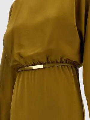 Max Mara Long Dress With Belt