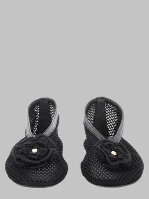 GANNI Ballerina Jenny In Mesh - Black
