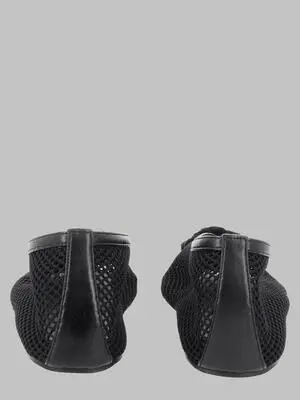 GANNI Mesh Ballerinas - Black