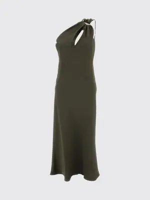 Max Mara One-shoulder Satin Dress - Green