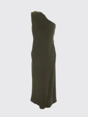 Max Mara One-shoulder Satin Dress - Green