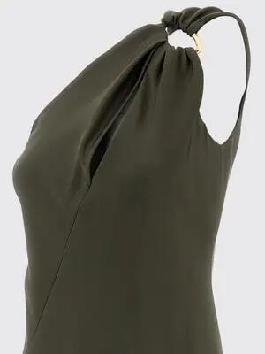 Max Mara One-shoulder Satin Dress - Green