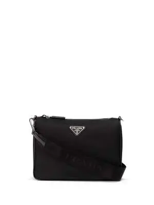 Prada Re-nylon And Saffiano Leather Shoulder Bag - Multicolor