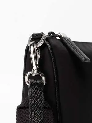 Prada Re-nylon And Saffiano Leather Shoulder Bag - Multicolor