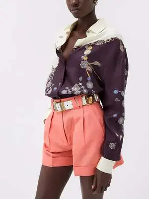 Versace Silk Twill Print Shirt