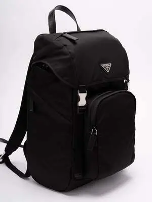 Prada Re-nylon And Saffiano Leather Backpack