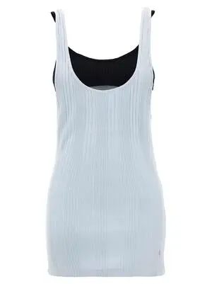 Attico Logo Ribbed Top