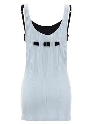 Attico Logo Ribbed Top