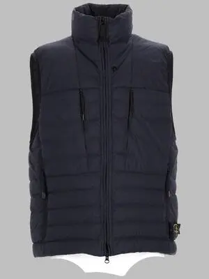 Stone Island STONE ISLAND Seamless Tunnel Puffer Gilet Blue