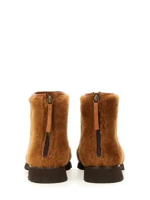 Hereu Boot With Zipper Armenta - Brown
