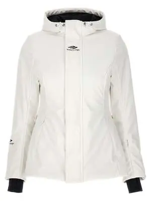 Balenciaga Ski Hourglass 3b Sports Icon Parka - White