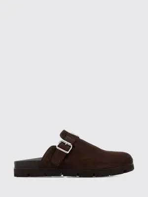 Prada Calf Leather Buckled Sandals - Brown