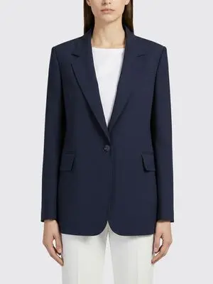 Max Mara Single-breasted Blazer - Blue