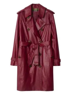 Burberry Kensington` Coat - Multicolor