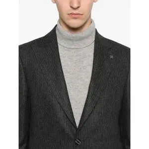 Tagliatore Grey Suits Single Breasted Suits