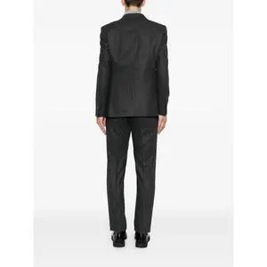 Tagliatore Grey Suits Single Breasted Suits