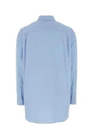 JIL SANDER Light Poplin Oversize Shirt - Blue
