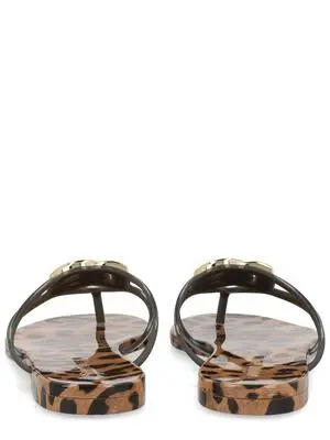 Dolce & Gabbana Logo Slide Sandals - Multicolor