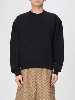 Gucci Cotton Crew Neck Sweatshirt - Black