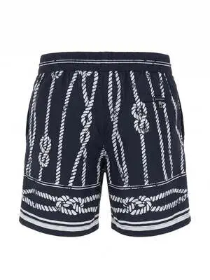 Dolce & Gabbana Polyester Swim Shorts - Multicolor