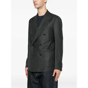 Tagliatore Grey Jackets Blazers