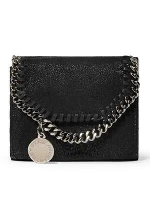 Stella McCartney Falabella Tri-fold Wallet - Black