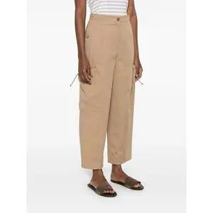 Max Mara Neutrals Trousers Cropped Trousers