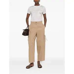 Max Mara Cropped Trousers - Cream