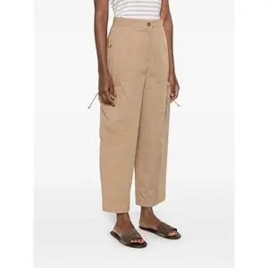 Max Mara Cropped Trousers - Cream