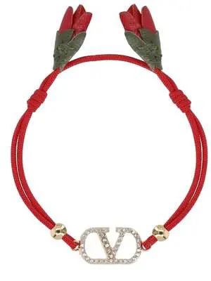 Valentino Garavani Vlogo Signature Bracelet - Red
