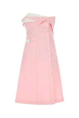 Miu Miu Poplin Dress - Pink