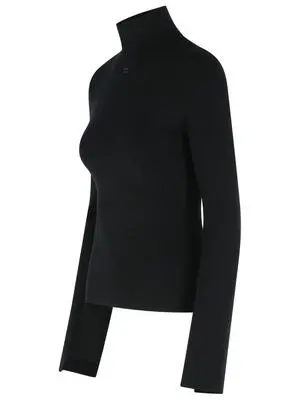 COURREGES Turtleneck Sweater In Viscose Blend