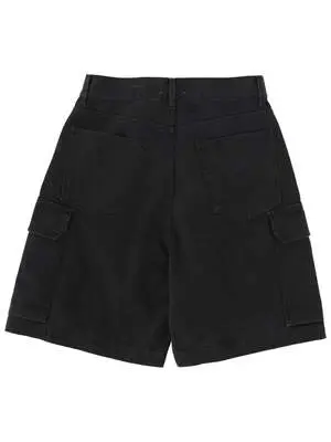 JW Anderson Shorts With Logo Patch - Black