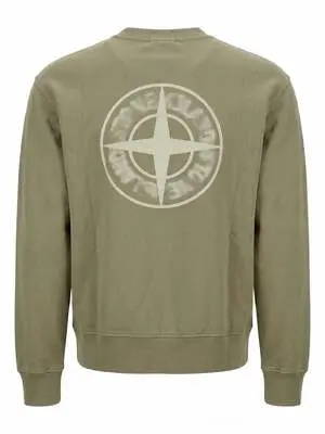 Stone Island Organic Cotton Fleece Sweatshirt