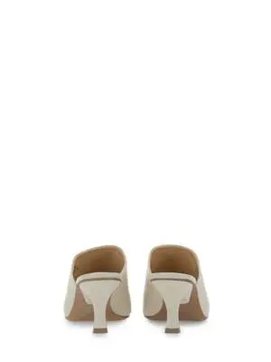 TOD'S Leather Sandal - White