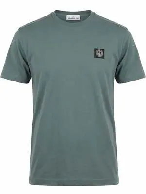 Stone Island Cotton Jersey Garment Dyed T-shirt - Multicolor