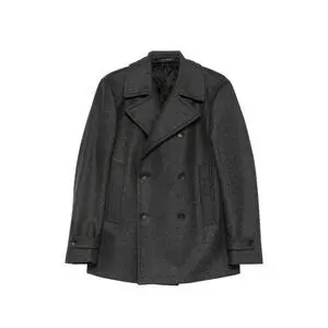 Tagliatore Grey Coats Peacoats - Gray