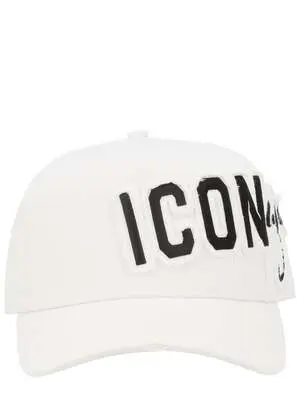 Dsquared2 Iconique Baseball Hat - White
