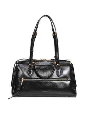 Dolce & Gabbana Vittoria Leather Tote Bag - Black
