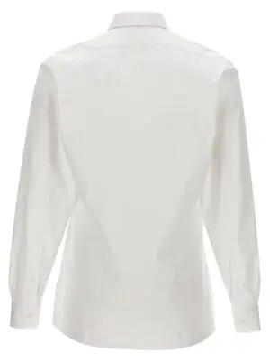 Givenchy Logo Embroidery Shirt - White