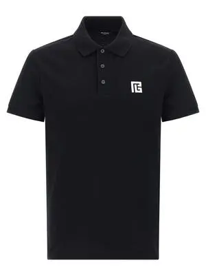 Balmain Embroidery Polo Shirt - Multicolor