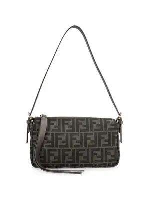 Fendi Ff Jacquard Small Shoulder Bag