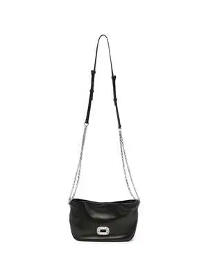 ROGER VIVIER Pilgrim Mini Leather Clutch