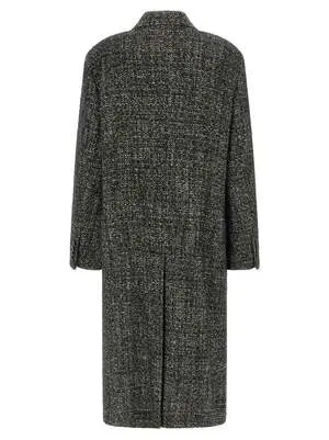 Dolce & Gabbana Bouclé Wool Coat
